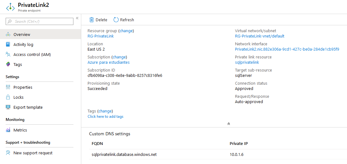 Azure Private Link – Azurebrains
